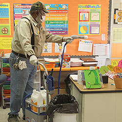 Schools add sanitation sprayer to cleaning arsenal – Gibson County News